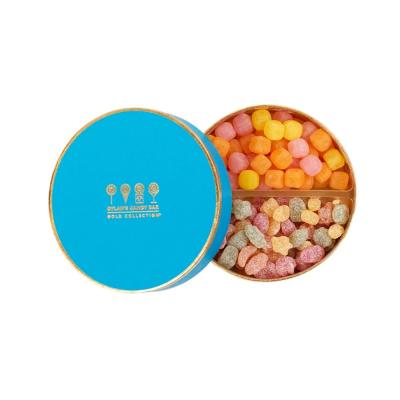 Cina Stagnola d'argento che timbra l'orlo dorato del contenitore di regalo del cartone del giro di 200gsm Candy in vendita