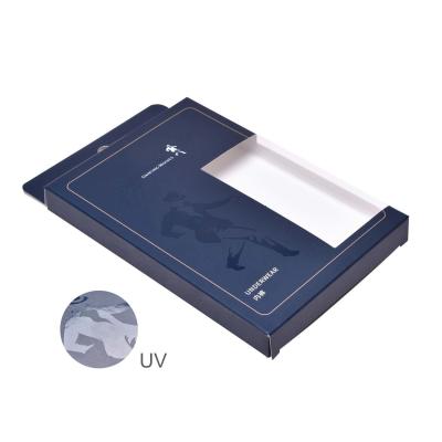 China Caixa de papel aquosa da janela do PVC do revestimento 182gsm que empacota para o negócio da roupa à venda