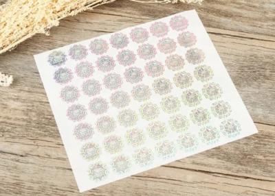 Cina Anti carta di pergamina sottile di contraffazione degli autoadesivi 80gsm di stampa laser olografica in vendita