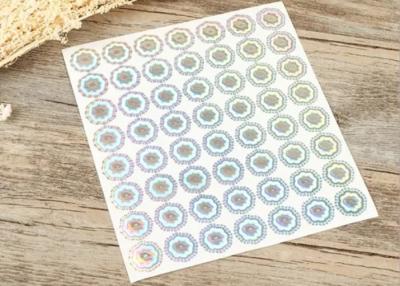 Cina Anti carta di pergamina sottile di contraffazione degli autoadesivi 80gsm di stampa laser olografica in vendita