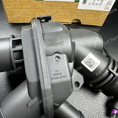 China 3.0 V6 Petrol Coolant Thermostat Housing w/ Sensor for Range Rover LR062498 LR117568 for sale