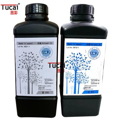 China Japan Geruchlose UV-Tintenstrahlfarbe JHV UV Led Nachhaltige Druckfarbe Für Toshiba CE4 Druckkopf zu verkaufen