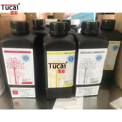 China Japan Geruchlose UV-Tintenstrahlfarbe JHV UV Led Nachhaltige Druckfarbe Für Toshiba CE4 Druckkopf zu verkaufen