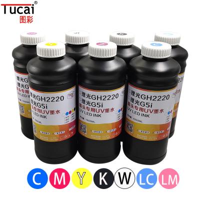 China 1000 ml/Flasche UV-Druckerfarbe für UV-Drucker Ricoh GH2220 Druckkopf zu verkaufen