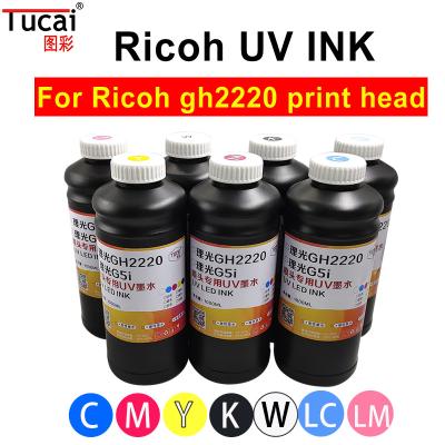 China 1000 ml/Flasche UV-Druckerfarbe für UV-Drucker Ricoh GH2220 Druckkopf zu verkaufen