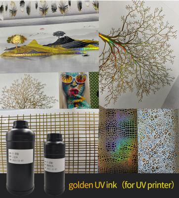 China Impressora digital de tinta UV de carimbo de ouro Impressora de tinta UV de ouro para cabeça Seiko Konica Epson à venda