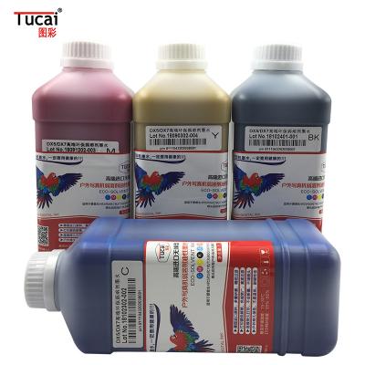 Cina Inchiostro solvente esterno in bottiglia da 1000 ml Epson Per stampante piezoelettrica Epson DX5 DX7 in vendita