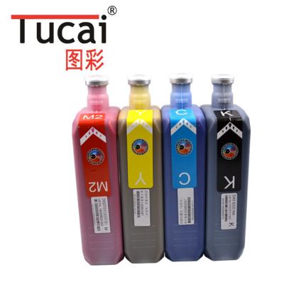 Cina Cyan Eco Solvent Sublimation Ink Epson Printer Ink Replacement Per EPSON DX5 DX7 in vendita