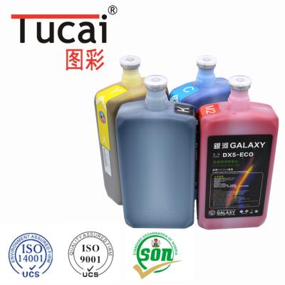 Cina Cyan Eco Solvent Sublimation Ink Epson Printer Ink Replacement Per EPSON DX5 DX7 in vendita
