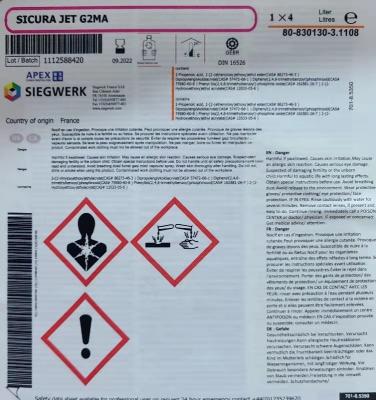 Cina Agfa G2 Single PASS Inchiostro UV 1000ml/bottiglia Inchiostro per stampa con etichetta nera per Rioch G5 G6 Toshiba in vendita
