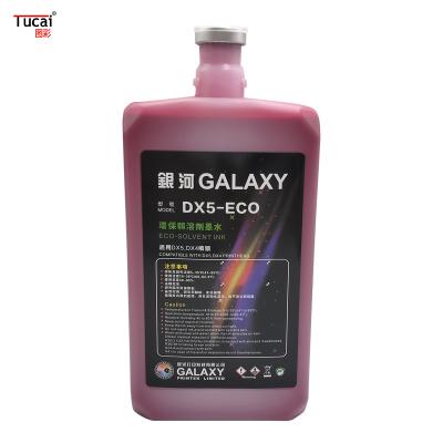 Cina Hot Sale DX5 eco solvent ink for Epson for  dx5/dx7/XP600/TX800 for car stickers, billboards in vendita