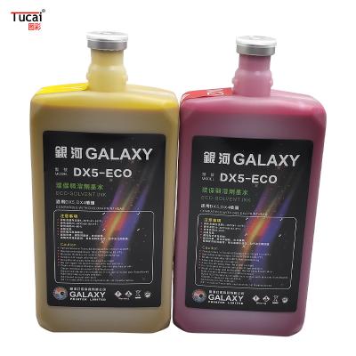 Cina Hot Sale DX5 eco solvent ink for Epson for  dx5/dx7/XP600/TX800 for car stickers, billboards in vendita
