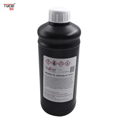 Cina 1000 ml original Nazdar uv curing ink for Ricoh Seiko Konica Starlight Toshiba for phonecase acrylic in vendita