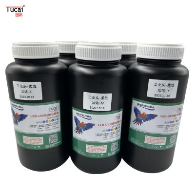 China Goedkope UV-inkt voor Ricoh G5/G6/Toshiba CF3/CE4 /Seiko/Konica voor leer/glas/tegel Te koop