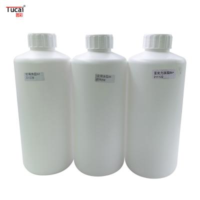 China Transparante, geringe geur, milieuvriendelijke UV-primer voor acrylglas, waterdicht en alcoholbestendig Te koop