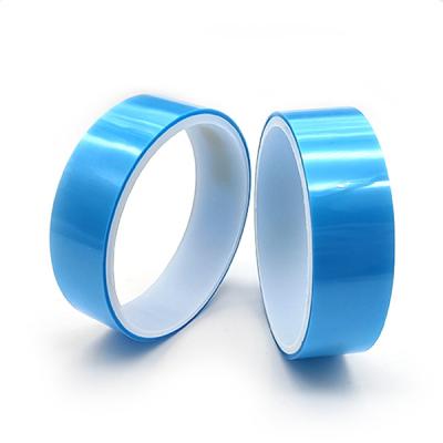 China Electronic Component Thermal Conductive Tape 0.16mm Blue Polyester Film for sale
