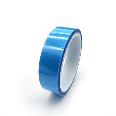 China High Initial Adhesion Blue Polyester Tape TS630D Thermal Adhesive Tapes for sale