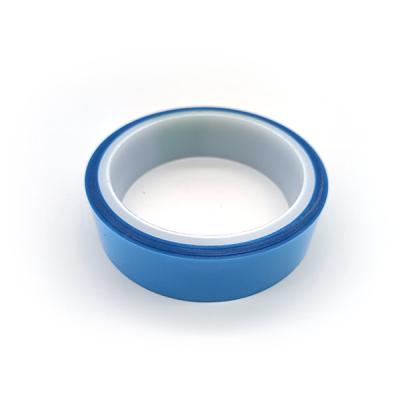 China High Initial Adhesion Blue Polyester Tape TS630D Thermal Adhesive Tapes for sale