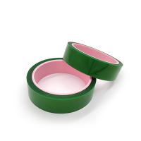China E1-TH862G High Temperature Shielding Polyester Adhesive Tape 2.4mil Green Color for sale