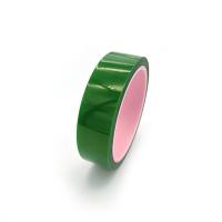 China E1-TH862G High Temperature Shielding Polyester Adhesive Tape 2.4mil Green Color for sale