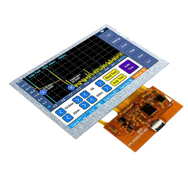 300cd/M2 5인치 LCD 터치 스크린 12핀 SPI 인터페이스와 함께 TFT LCD 패널