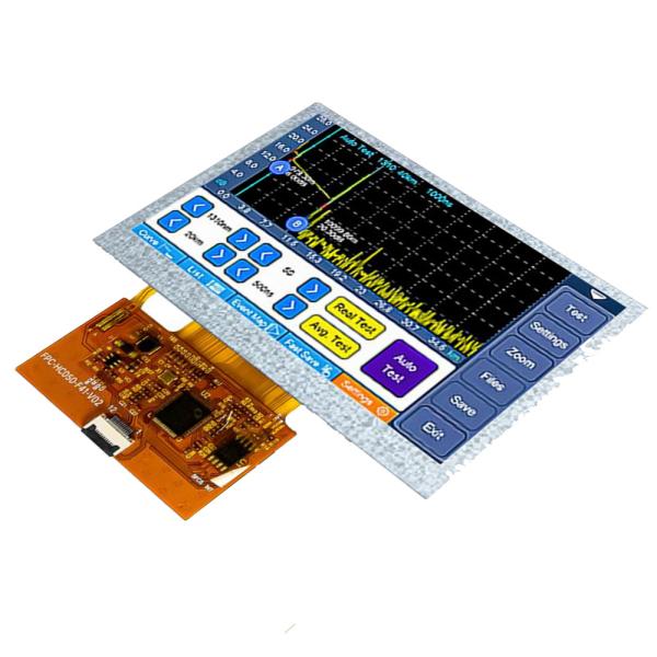 300cd/M2 5인치 LCD 터치 스크린 12핀 SPI 인터페이스와 함께 TFT LCD 패널