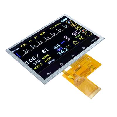 Китай IPS Type 5 Inch TFT LCD дисплей с разрешением 800×480 с высоким коэффициентом контраста продается