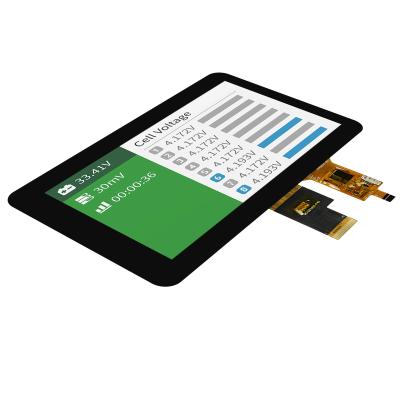 China 7 Inch LCD display panel with 250nits Brightness and 800:1 Contrast Ratio for sale