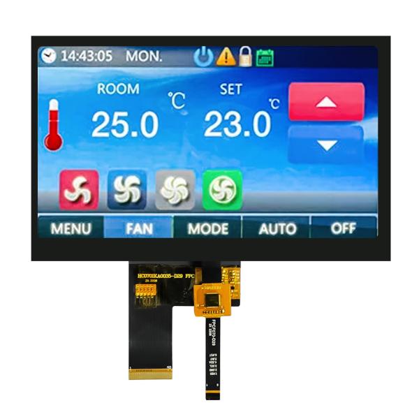 Quality Data Transmission 7 Inch LCD Display Screen With 40pin LVDS Interface for sale