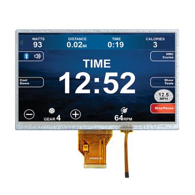 China Display LCD TN de 9 polegadas TFT com painel táctil resistivo à venda