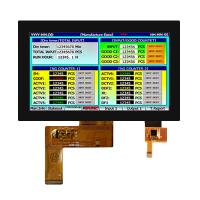 Quality 7 Inch LCD touch screen display with 600nits Brightness and 16:9 Aspect Ratio for sale