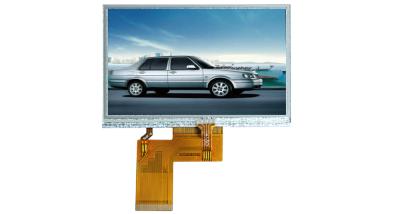 China 4.3 inch lcd display 480*272 Resolution resistive touch panel for sale