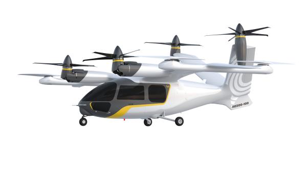 Quality AE200 All-Electric Six-Seat eVTOL with 200km Range for Urban Air Mobility and Low-Altitude Operations for sale