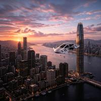 Quality All-electric 8-ducted eVTOL aircraft with 1200kg MTOW and 450kg payload for for sale
