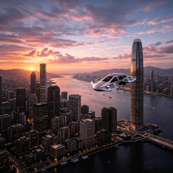 Quality All-electric 8-ducted eVTOL aircraft with 1200kg MTOW and 450kg payload for urban mobility for sale