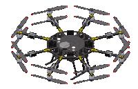 Quality Heavy-Duty Drone with 500kg Rated Load and 800V High-Voltage Power System for for sale