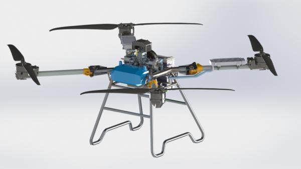 Quality Hybrid Cargo Drone with 150 kg Maximum Take-off Weight, 60 kg Standard Payload, and Titanium Alloy Welded Fuselage for sale