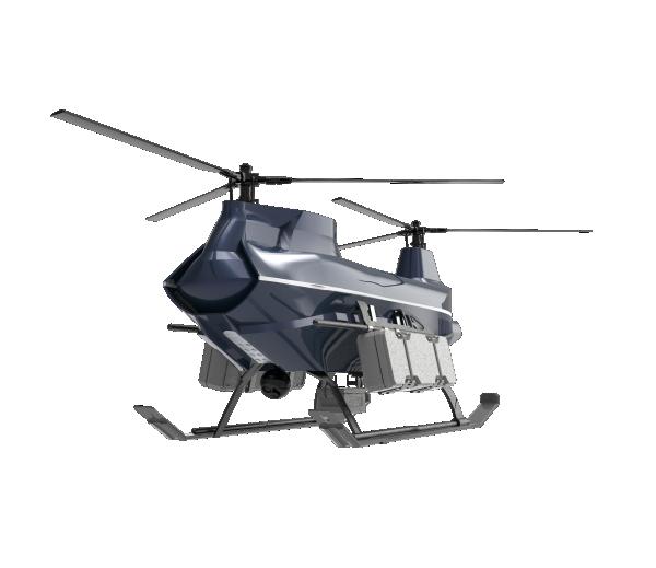 Quality Tandem Dual-Rotor Heavy-Lift Rescue Helicopter UAV with 700kg Maximum Takeoff Weight, 300kg Payload Capacity, and 7000 Meters Flight Altitude for sale
