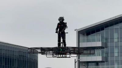 China Urban-1 Standing eVTOL: License-Free Low-Altitude Air Mobility with Ultra-Light Weight and Gravity-Sensing Control for sale