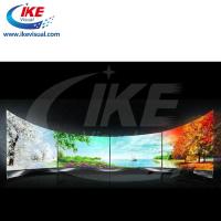 China Indoor Flexible Curved LED Display Screen tage Background P4 for sale