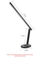 China Folding 540lm Energy Saving LED Lights 6000K Table Lamp For Study for sale