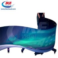 China Indoor Flexible Curved LED Display Screen tage Background P4 for sale