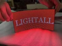 China Good Flexibility Soft LED Module With Brightness Viewing Angle Bent 120º for sale