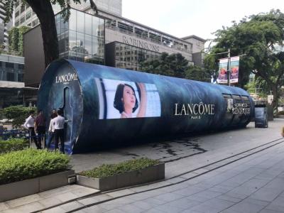 China Tela exterior impermeável curvada do diodo emissor de luz P8 do módulo flexível macio da exposição à venda