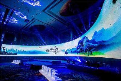Cina P3 morbido ha curvato parete SMD dell'interno 1515 dello schermo di visualizzazione del LED la video in vendita