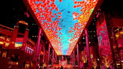 Cina FCC del CE flessibile locativo all'aperto dello schermo IP65 dello schermo di visualizzazione del LED P3.91 RGB LED in vendita