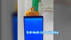 5.0-inch TFT LCD display