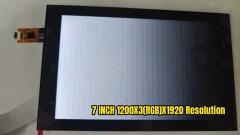 7 Inch Standard LCD TFT Screen D,  1200X3 Resolution RGB Interface Laptop TFT LCD Panel, Low Power C