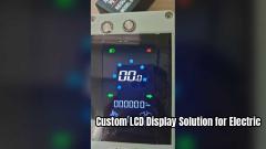 Custom LCD Display Solution for Electric Vehicle Instrument Cluster