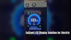 Custom LCD Display Solution for Electric Vehicle Instrument Cluster OEM LCD Module